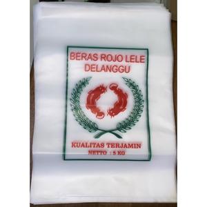 Jual Plastik Beras 5 kg Rojo Lele isi 100 lembar Plastik 5kg Rojo Lele ...