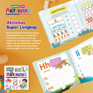 Jual Genius Buku Aktivitas Superlengkap Pertamaku - 100 Kata Pertamaku ...