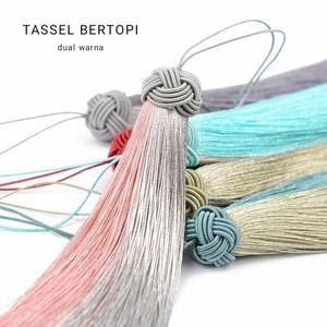 Jual Tassel Rumbai Dua Warna Tassel Bertopi Norigae Dual Warna Seri ...