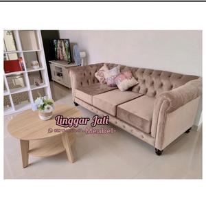 Jual SOFA CHESTER SOFA SET CHESTERFIELD MEJA SOFA WING CHAIR STOL PUF ...