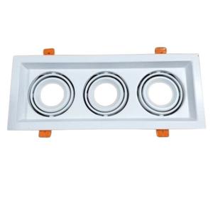 Jual Kap Lampu Downlight Spotlight Sorot Mr16 Inbow - Kotak - 3 Mata/Gang - Putih - Jakarta ...