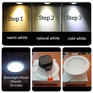 Jual Downlight panel LED tri 3 warna color 10watt 10 watt 10w inbow ...