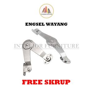 Jual ENGSEL SALON / Engsel wayang jendela pivot/ Engsel Sikutan Wayang ...