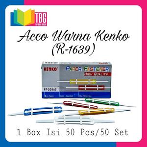 Jual (=) 1 KOTAK (50 PCS) PAPER FASTENER 8CM KENKO / ACCO WARNA KENKO ...