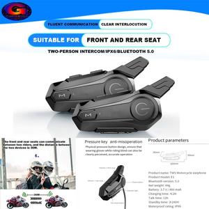 Jual Intercom Helm Motor Headset Helmet Bluetooth 5.0 E1 M Koneksi 2 A ...