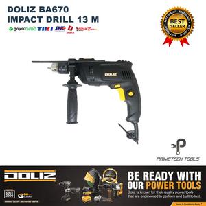 Jual DOLIZ BA670 Impact Drill 13 M - Bor Tembok Kuat 550 W, Durabilitas ...