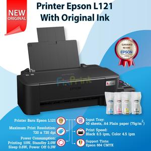 Jual Printer Epson L121 A4 Ink Tank Printer Epson L121 L 121 l121 Infus ...