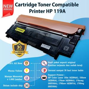 Jual Toner Cartridge HP 119A W2092A W2093A W2091A W2090A Compatible ...