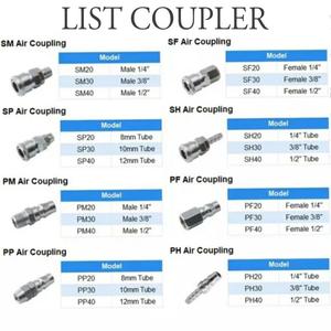 Jual COUPLER PM 20 - DRAT LUAR SELANG ANGIN KOMPRESOR - MALE COMPRESSOR ...