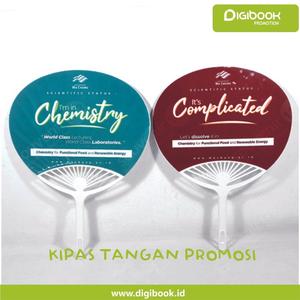 Jual Cetak Kipas Promosi Jepang Custom / Kipas Jepang Gagang Putih ...