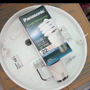 Jual kap lampu housing panasonic baret ceiling light outbow tempel ...