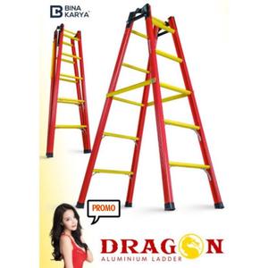 Jual [Ready] Tangga Lipat Aluminium Dragon Merk Bina Karya Best - 200cm ...