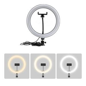 Promo SAF ringlight 120 LED Diameter 26cm bisa 3 warna + Stand tinggi ...