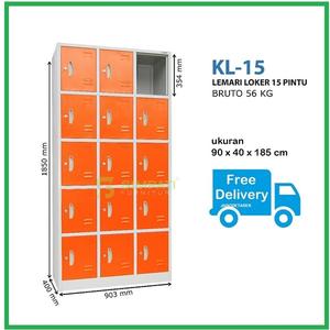 Jual Unik Locker kozure 15 Pintu Besi KL 15 Limited - Kota Denpasar ...