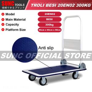 Jual [Ready] Platform Hand Truck Tolley Troli Barang Trolli Besi 300Kg ...