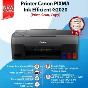 Jual PTR Printer Canon Pixma G2020 G 2020 Print Scan Copy Original ...