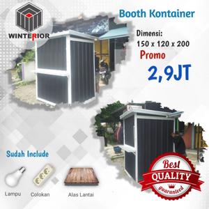 Jual Booth Kontainer Booth Stand Gerobak Container Kios Container ...