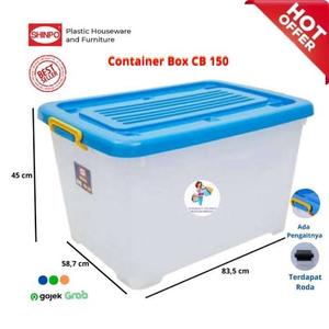 Jual SALE! Container Box Shinpo 150L CB 150 Kontainer Box Kotak ...