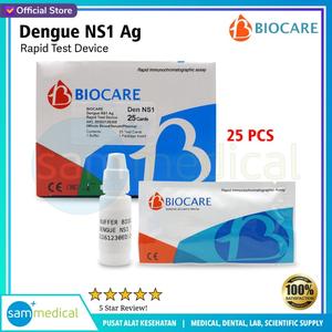 Jual Biocare Dengue NS1 Rapid / Test Demam Berdarah isi 25test - Kota ...