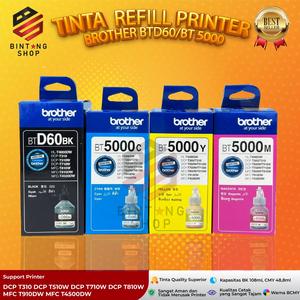 Jual 1 SET 4 PCS Tinta Brother BTD60 BT5000 Tipe Printer DCP T310 DCP ...