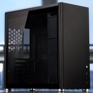 Jual JONSBO D40 BLACK TEMPERED MID TOWER ATX PC CASE CASING GAMING ...