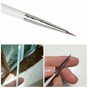 Jual tcv kuas lukis white kuas halus lancip kuas nail art alat clay ...