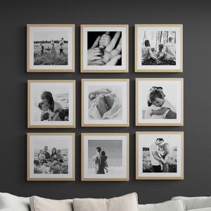 Jual Frame Kayu Bingkai + Cetak Foto 25cmx25cm SATUAN Hitam putih ...