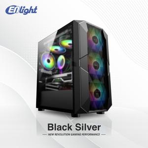 Jual NEW!! Casing Enlight Black Silver M-ATX Gaming PC Case - Kota ...