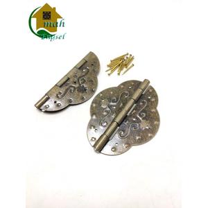 Jual + paku Engsel mini ornamen 70x55 mm A.002A Engsel laci kotak box ...