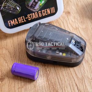 Jual FMA Hellstar 6 Gen 3 Tactical Helmet Light Green LED Blitz IR ...