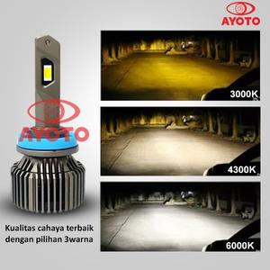 Jual BOHLAM LAMPU LED H11 H8 H16 45 WATT 3 WARNA AYOTO A3 H11 FOGLAMP MOBIL - 1pcs putih - Kota ...