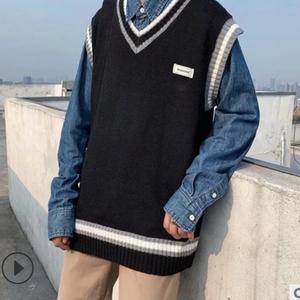 Jual IMPORT MAN KNIT VEST WINTER AUTUMN KOREAN STYLE ROMPI RAJUT PRIA ...