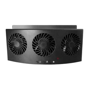 Jual FS Car Exhaust Fan 3-Head Cooling Fan USB Powered Car Air Purifier ...