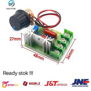 Jual Dimmer 2000W dengan potensiometer terpisah dimmer pengatur bor ...