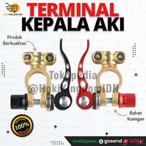 Jual Kepala Aki Klem Aki Terminal Accu Mobil Bahan KUNINGAN - tembaga ...