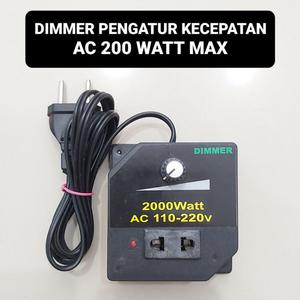 Jual Dimmer Speed Control 2000 Watt AC Listrik Pengatur Kecepatan ...