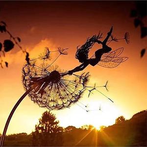 Jual Dekorasi Taman Patung Pemandangan Rumput Peri Dekorasi Pancang ...