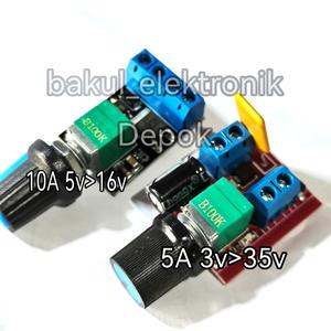 Jual 5A DAN 10A PWM Motor DC Speed Controller 3-35V LED Light dimmer - 5A - Jakarta Pusat ...