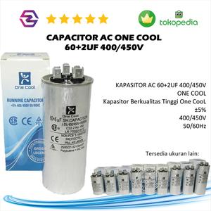 Jual KAPASITOR CAPACITOR AC ONE COOL 60+2UF 400/450V - Kab. Banyumas ...