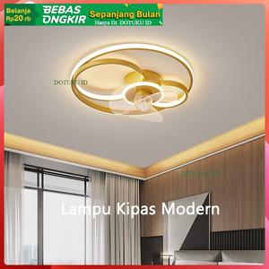 Jual Lampu LED Kipas Angin Plafon 2in1 Lampu Ceiling Fan Modern ...