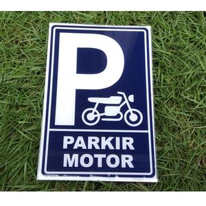 Jual Akrilik, Stiker Sign Rambu Parkir Mobil Motor Ukuran 20 x 30 cm ...