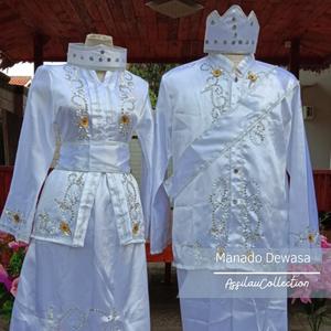 Jual Ready Set Pakaian Tradisional / Baju Adat Dewasa Sulawesi Utara ...