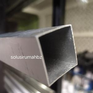 Jual pipa kotak aluminium 25 x 25 mm panjang per 10cm hollow 25x25 ...
