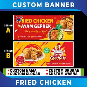 Jual Cetak Spanduk Fried Chicken - Ayam Bakar Goreng - Spanduk Ayam ...