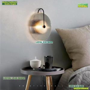 Jual O.K Lampu Dinding Hias Ruang Tamu Modern Lampu Dinding Piringan ...
