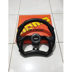 Jual Stir Racing Momo Alien 13 Inchi Hitam Kombinasi Carbon - Jakarta ...