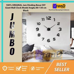 Jual ((BRAND 100% ORIGINAL)) JUMBO jam dinding diy ukuran jumbo 80 ...