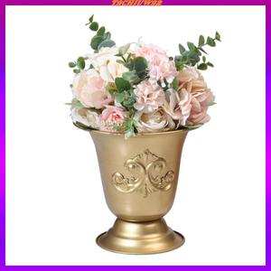 Jual [Tachiuwa2] Vas Bunga Cangkir Logam Meja Centerpiece Planter Box ...