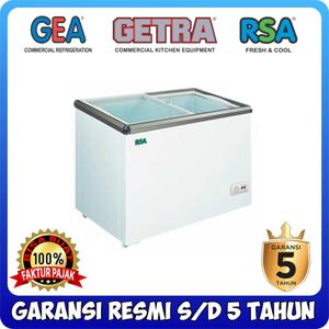 Jual CHEST FREEZER RSA XS-200 PINTU KACA GESER SLIDING FREEZER BOX ES ...