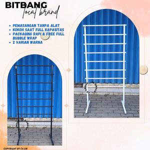 Jual Rak Susun 8 Full Besi Asli Rak Jilbab Kertas Kado Kain - Putih ...